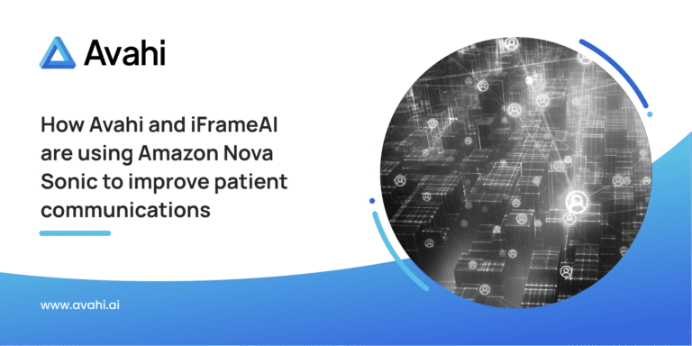 How Avahi and iFrameAI are using Amazon Nova Sonic to improve patient ...